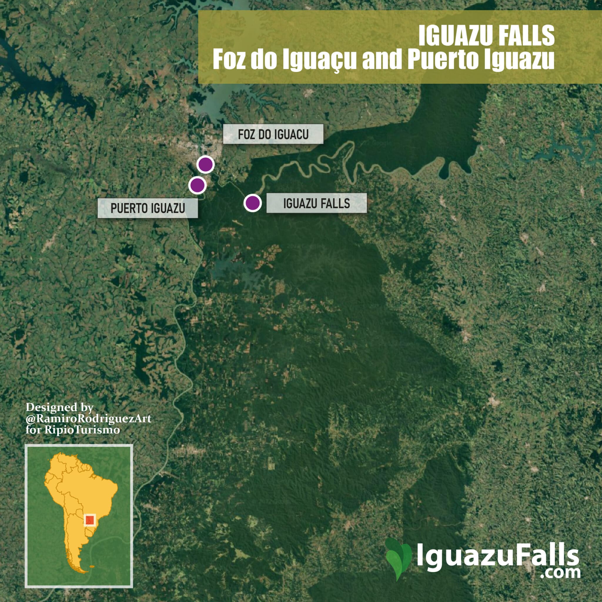 Where is Iguazu Falls? Cities and Airports | iguazufalls.com