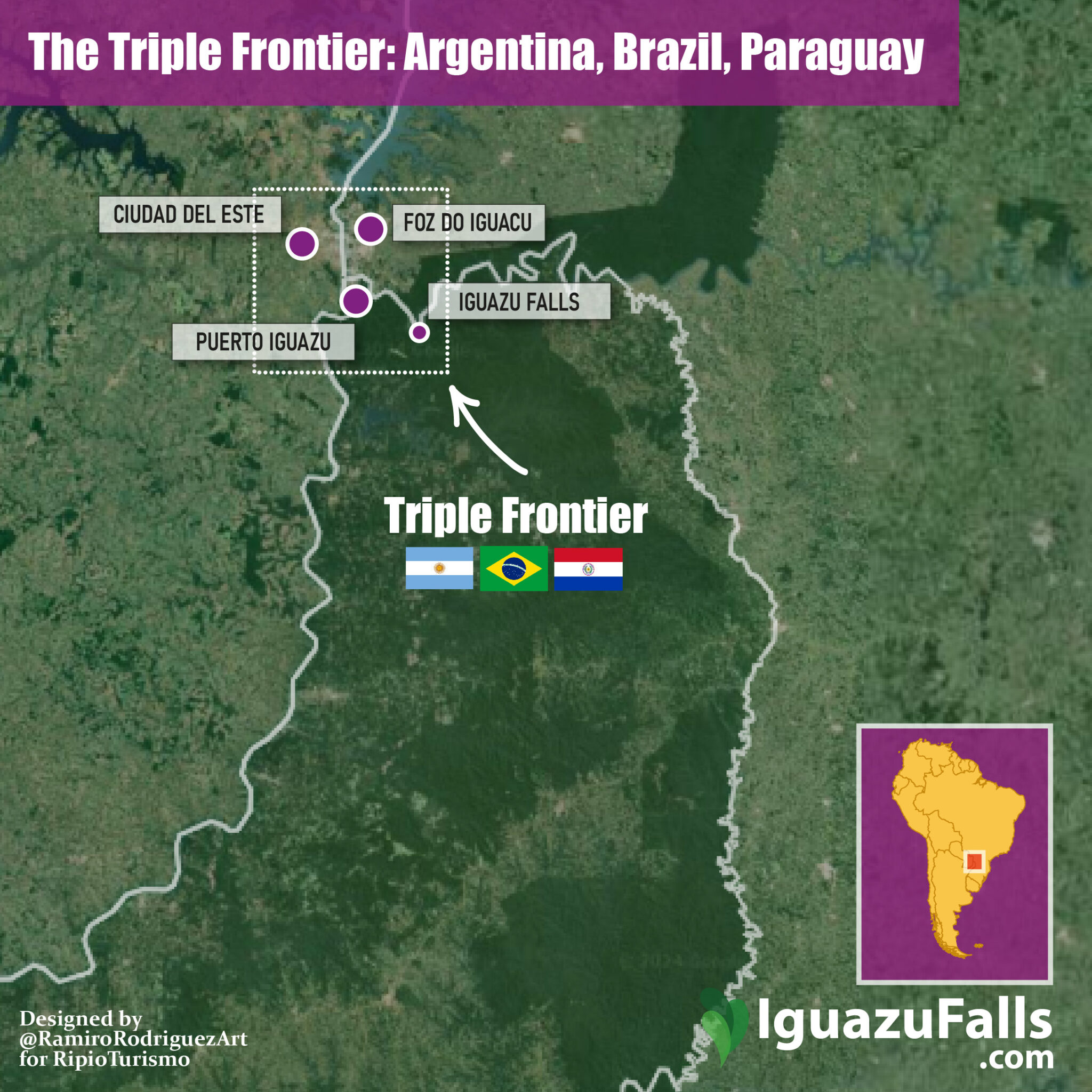Iguazu Falls and the Triple Frontier: Argentina, Brazil and Paraguay | iguazufalls.com